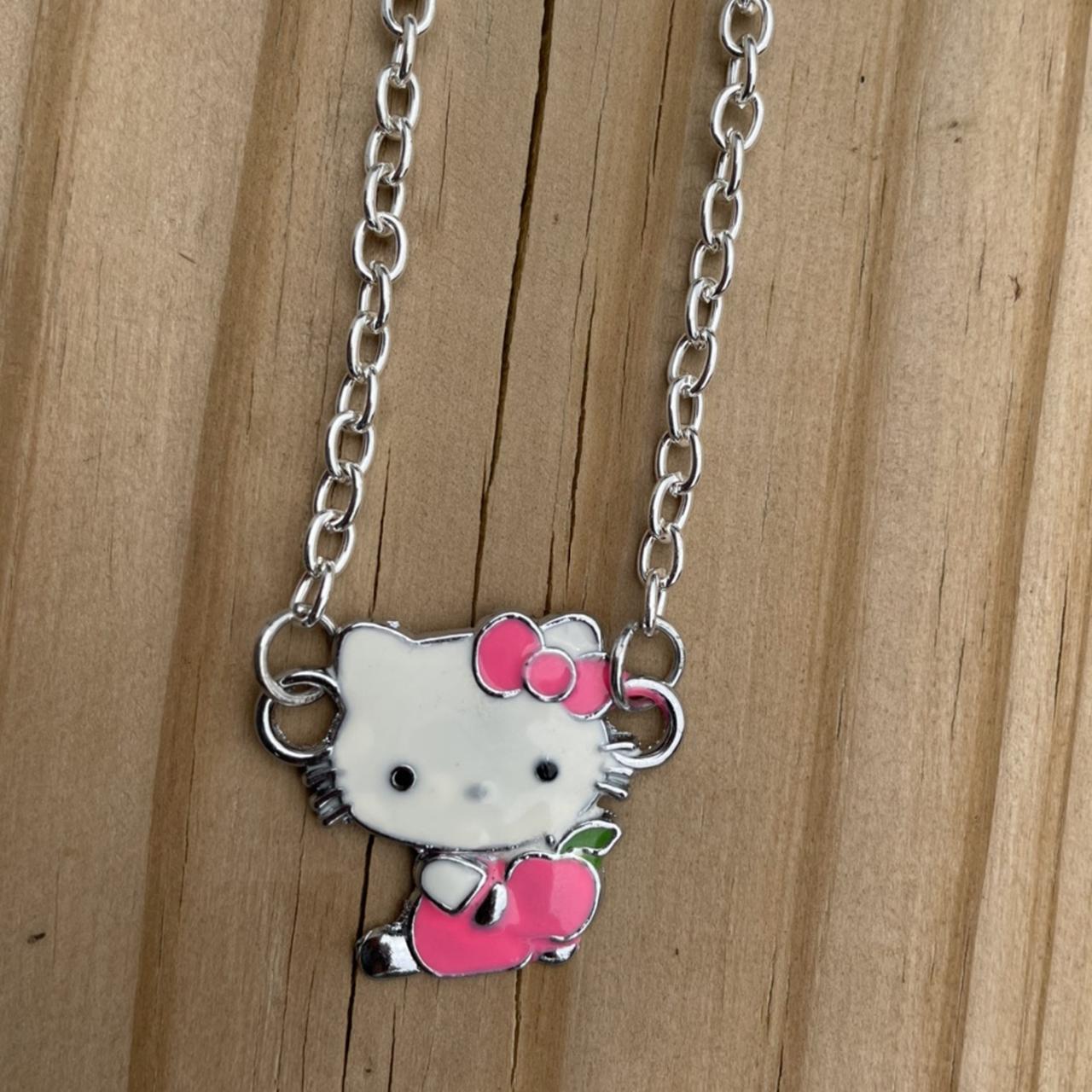 cutest sanrio hello kitty chain necklace... - Depop