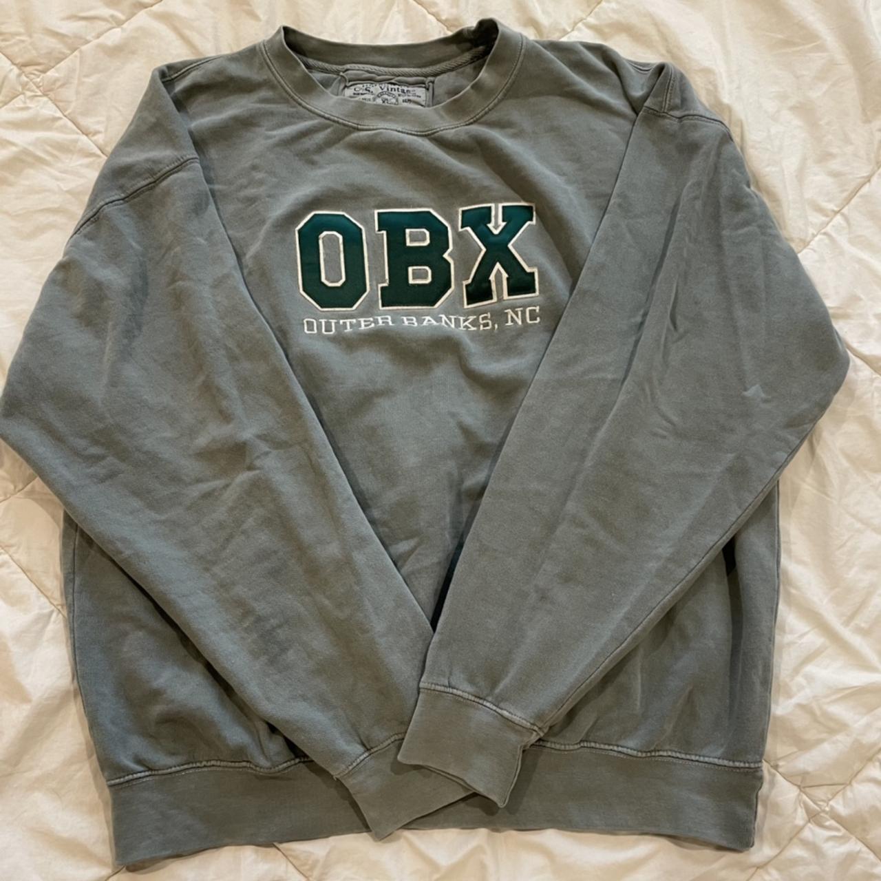super cozy obx crew neck. small discolored spot next... - Depop