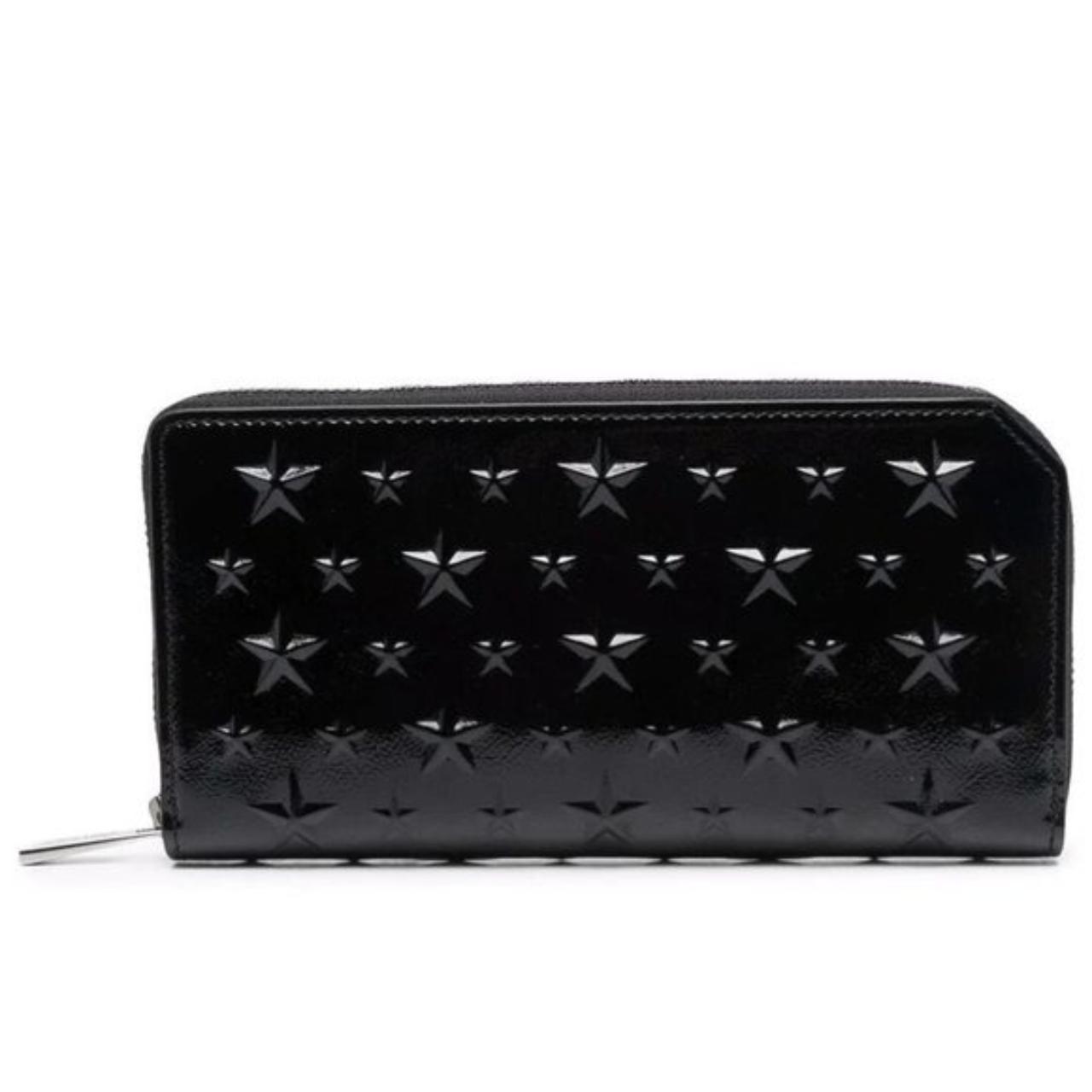 Jimmy Choo Carnabsy Black Embossed Wallet Brand New... - Depop