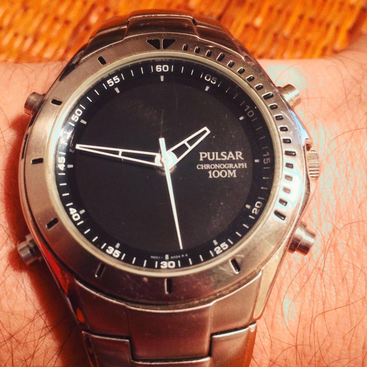 Pulsar Watch Perfectly working! Chronograph 100M... - Depop