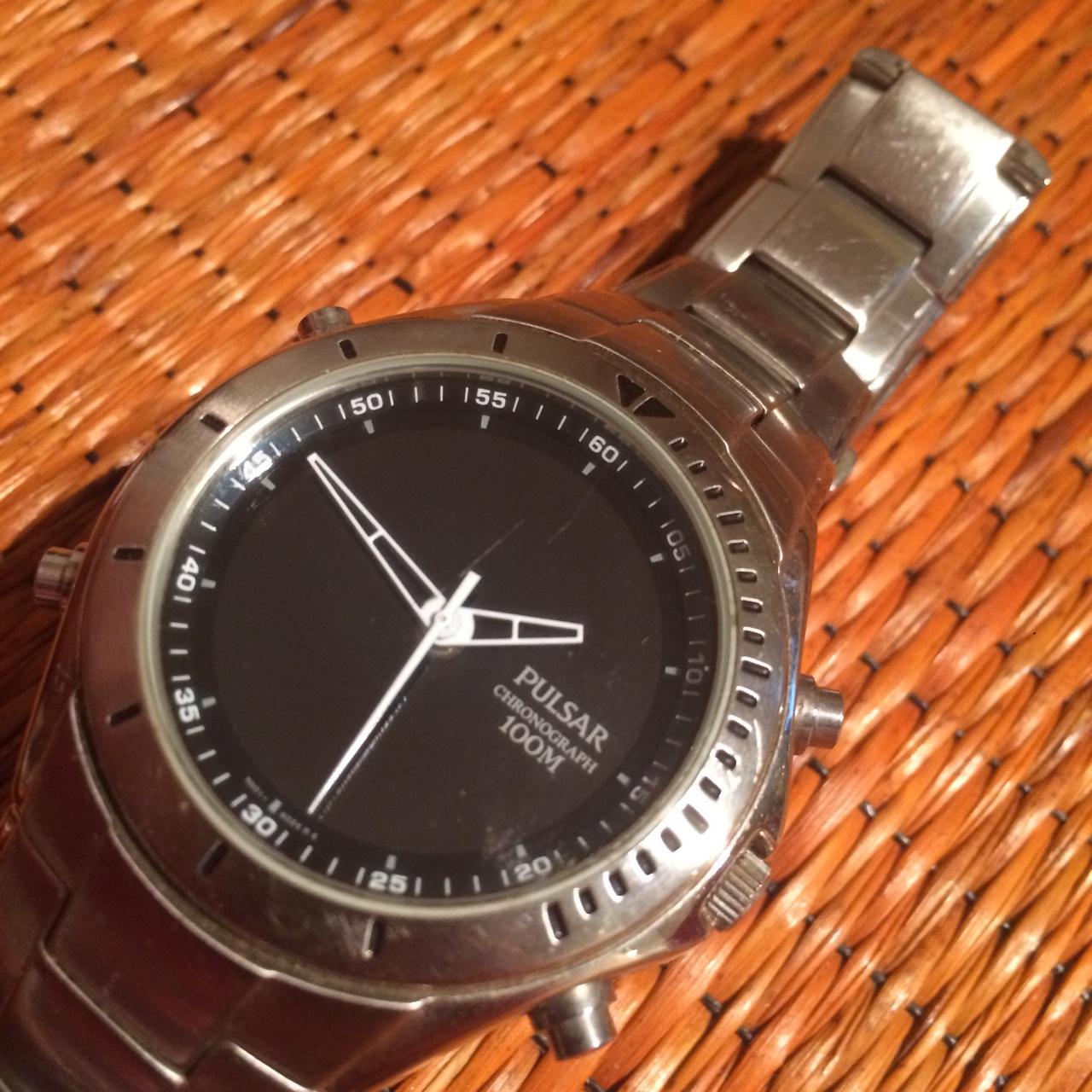 Pulsar Watch Perfectly working! Chronograph 100M... - Depop