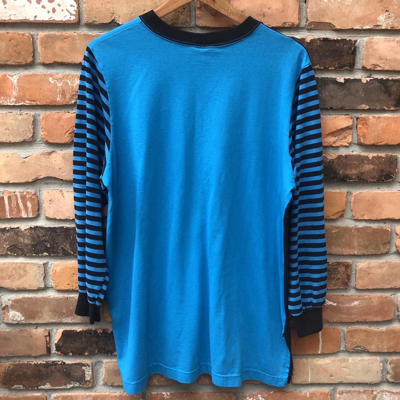 90s Colorblock Long Sleeve Amazing two tone 90s... - Depop