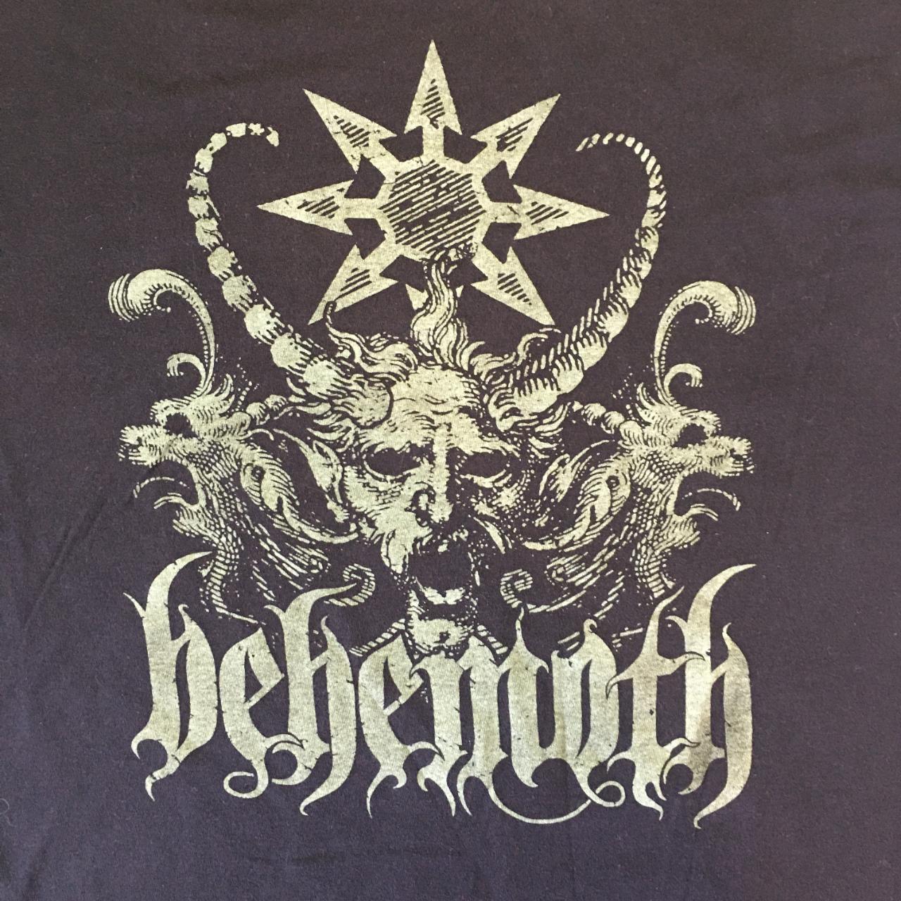 Behemoth "Devil w/ Star" design Tshirt Black with... - Depop