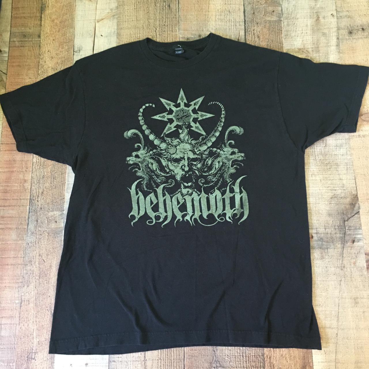 Behemoth "Devil w/ Star" design Tshirt Black with... - Depop