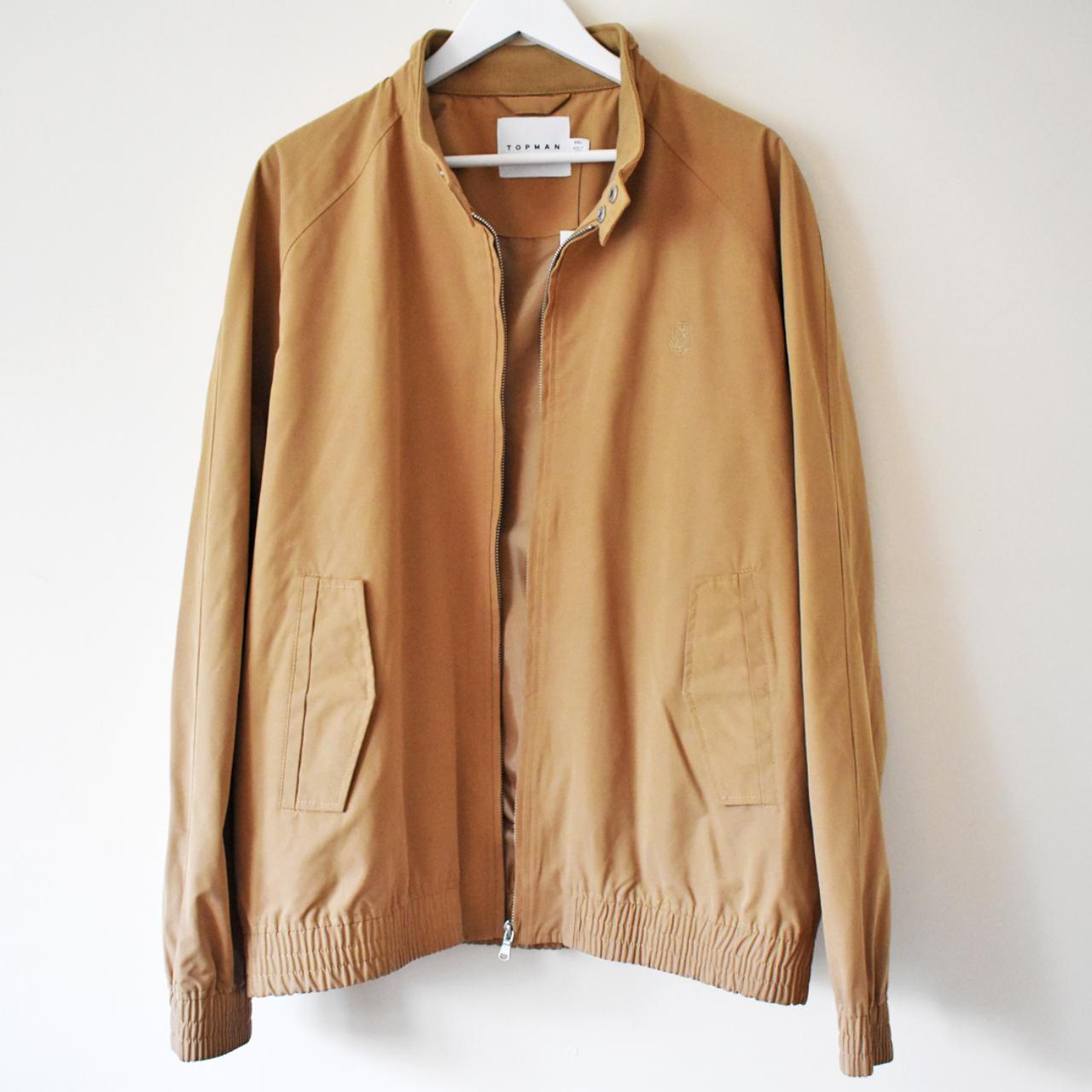 Topman Men's Tan Jacket | Depop