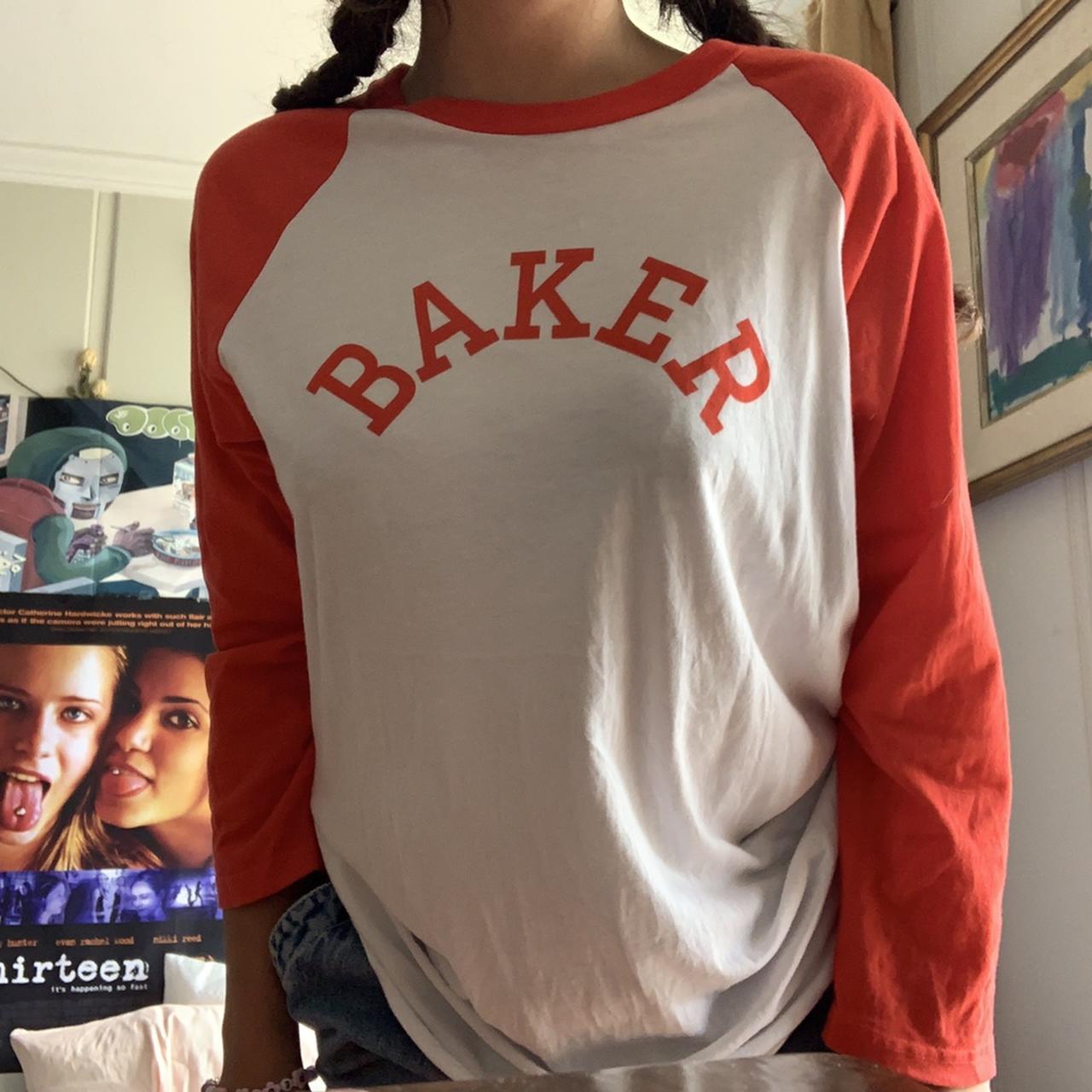 perfect condition baker baseball style tee #baker... - Depop