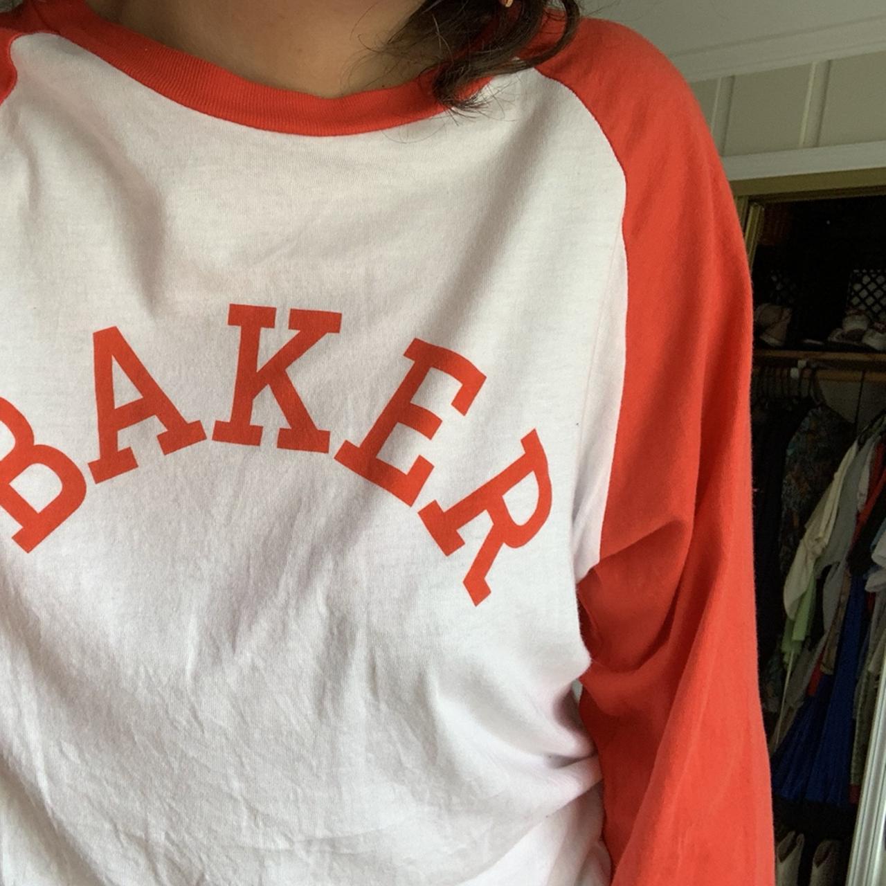 perfect condition baker baseball style tee #baker... - Depop