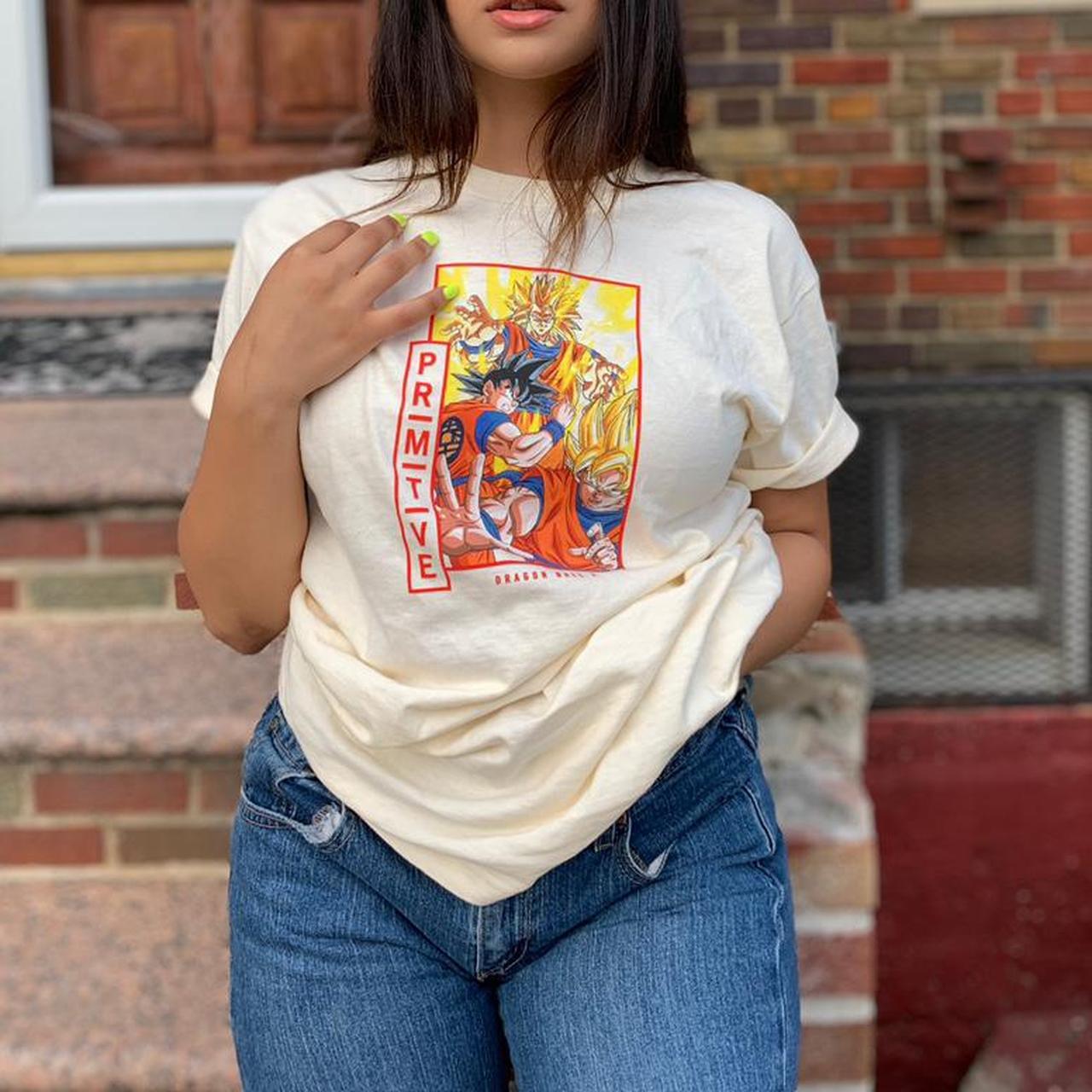 primitive dragon ball z tee - Depop
