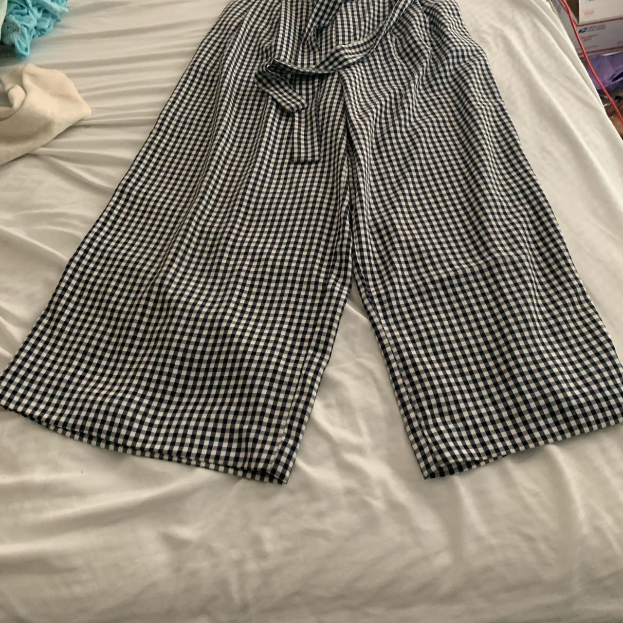 Cottage core Zara pants, it has a very flowy fit!... - Depop