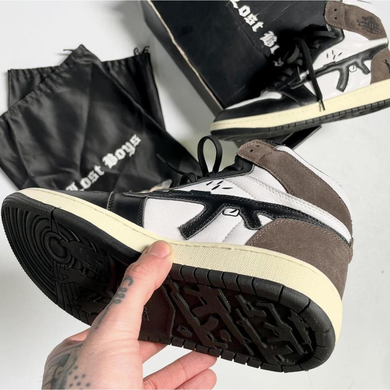 Lost Boys Archive High mocha 1’s SIZE 7.5 ( can... - Depop