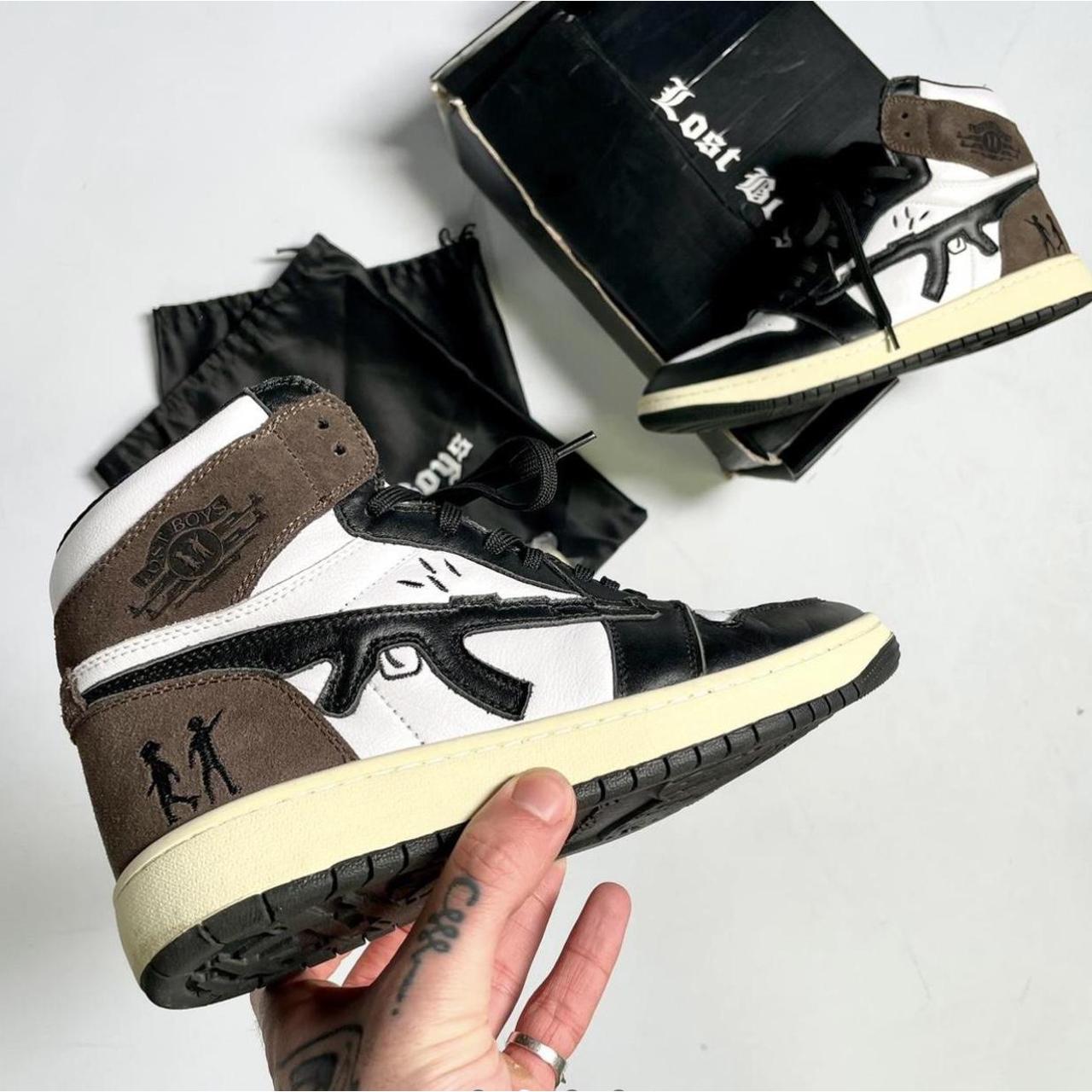 Lost Boys Archive High mocha 1’s SIZE 7.5 ( can... - Depop