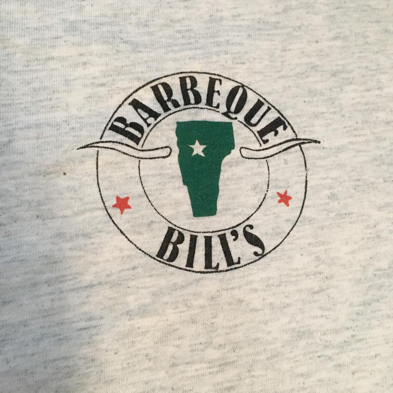 #Singlestitch heather grey barbecue bills... - Depop