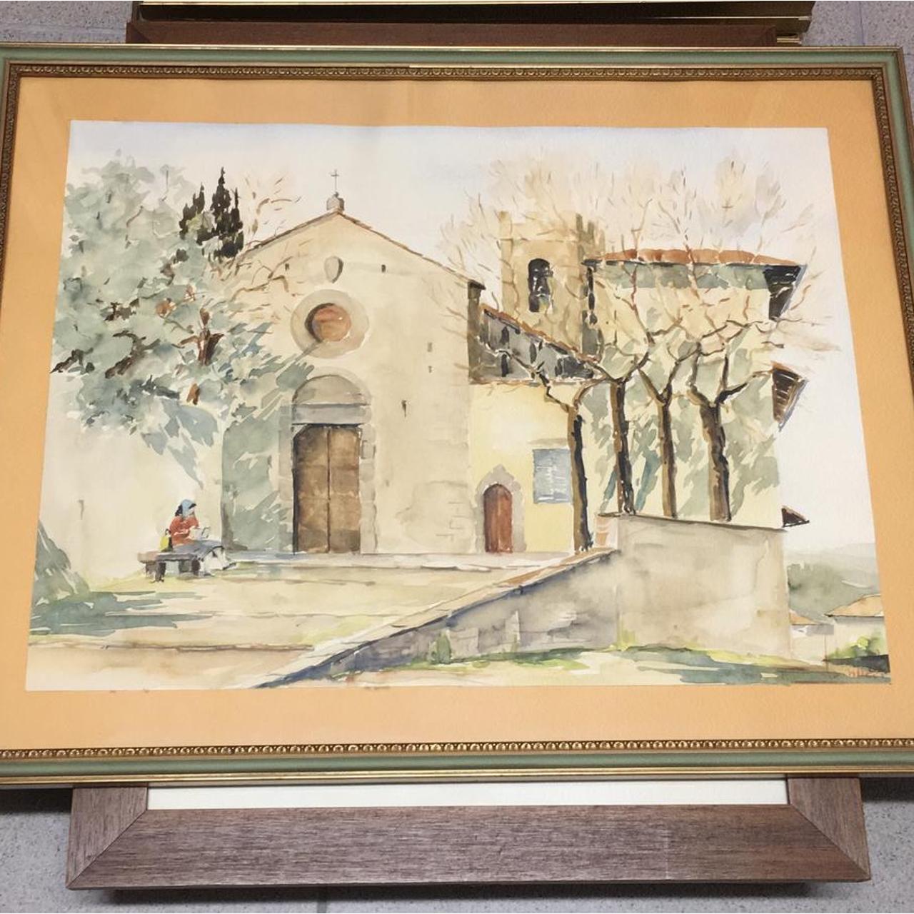 Acquerelli pittore toscano Capineri, dipinti degli... - Depop