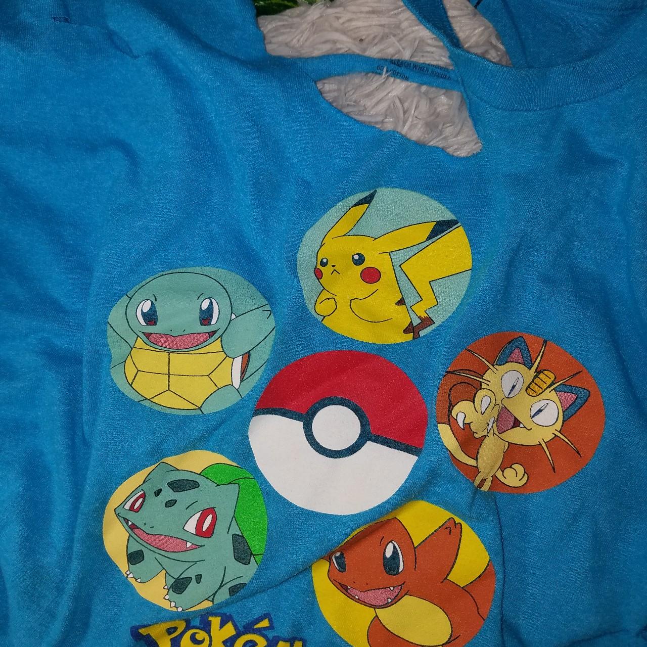 Pokemon crop top ☆☆☆ Cut up crop top, super... - Depop