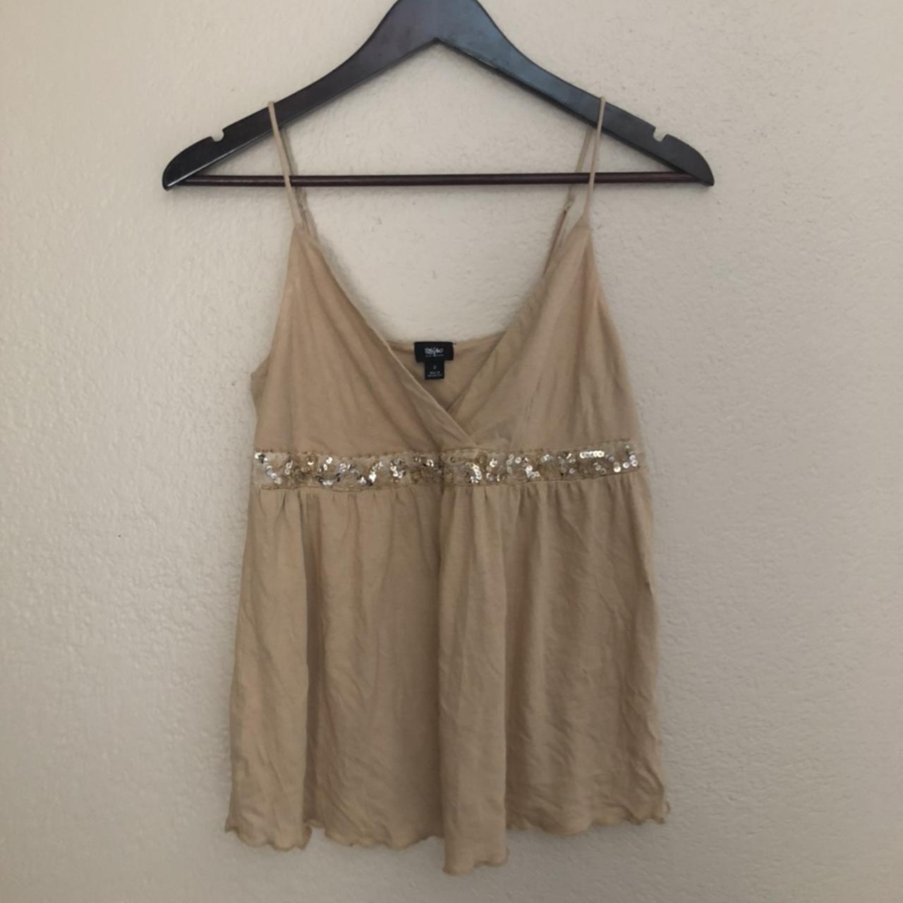 Women's Tan Blouse | Depop