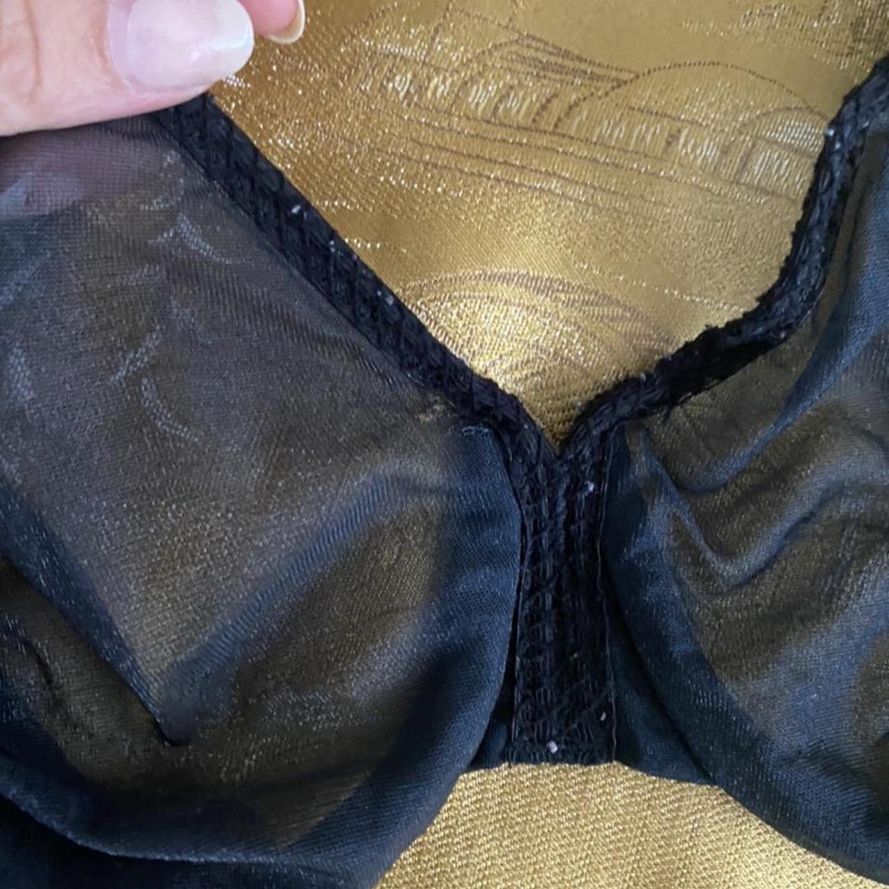 Black gossard lingerie set Has been used a lot and... - Depop