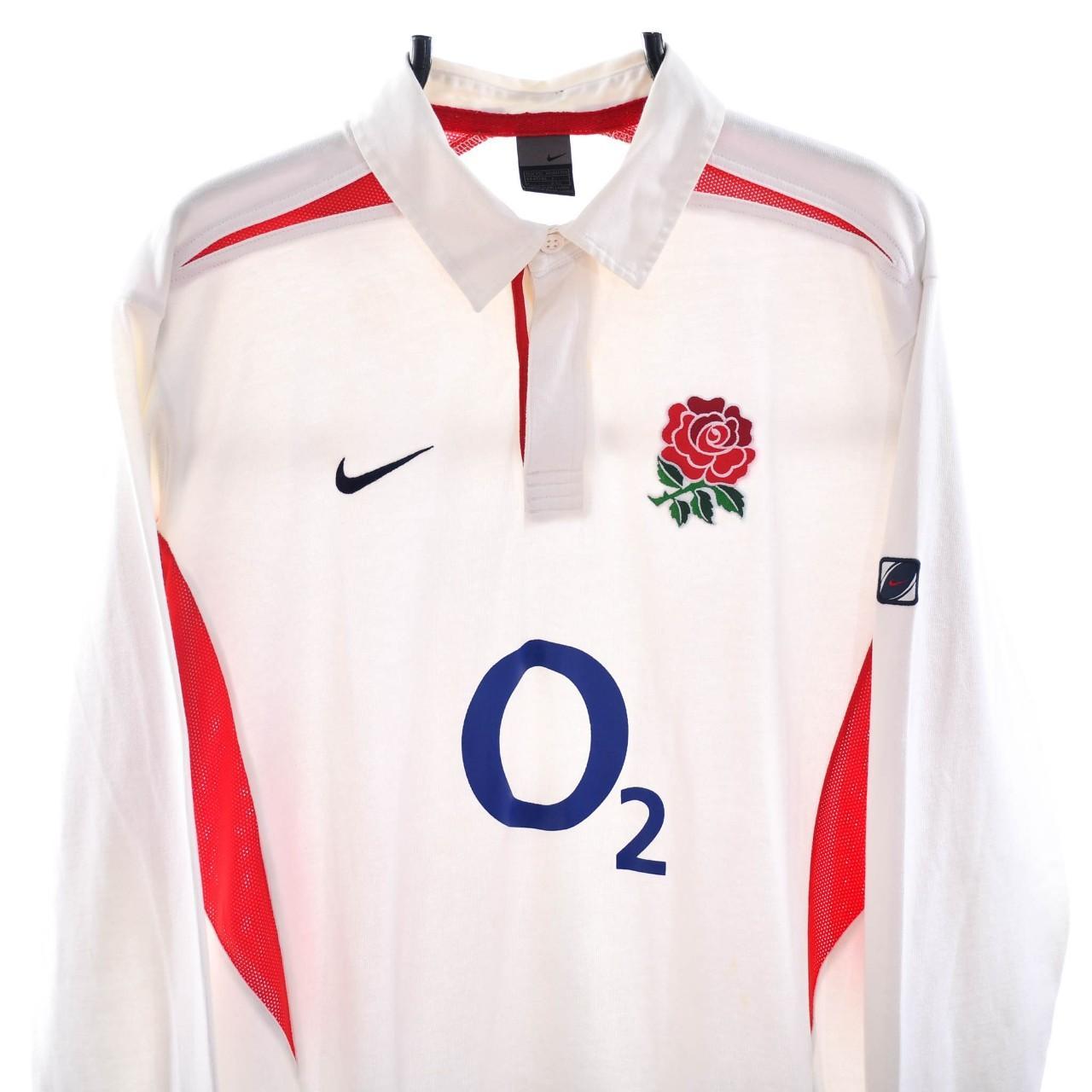 NIKE 2003/05 ENGLAND RUGBY SHIRT XL... - Depop
