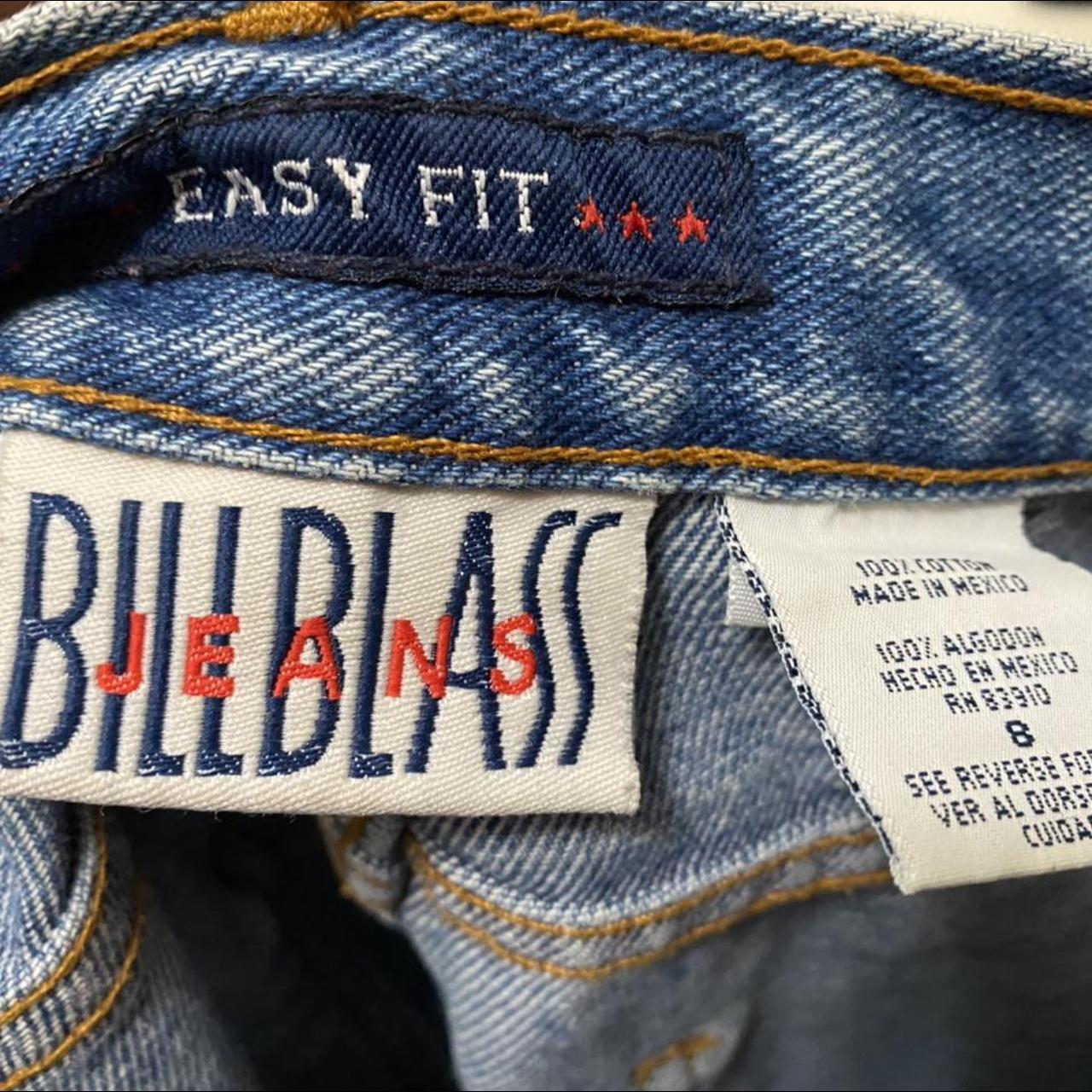 Bill Blass easy fit high waisted mom jeans size 8.... - Depop