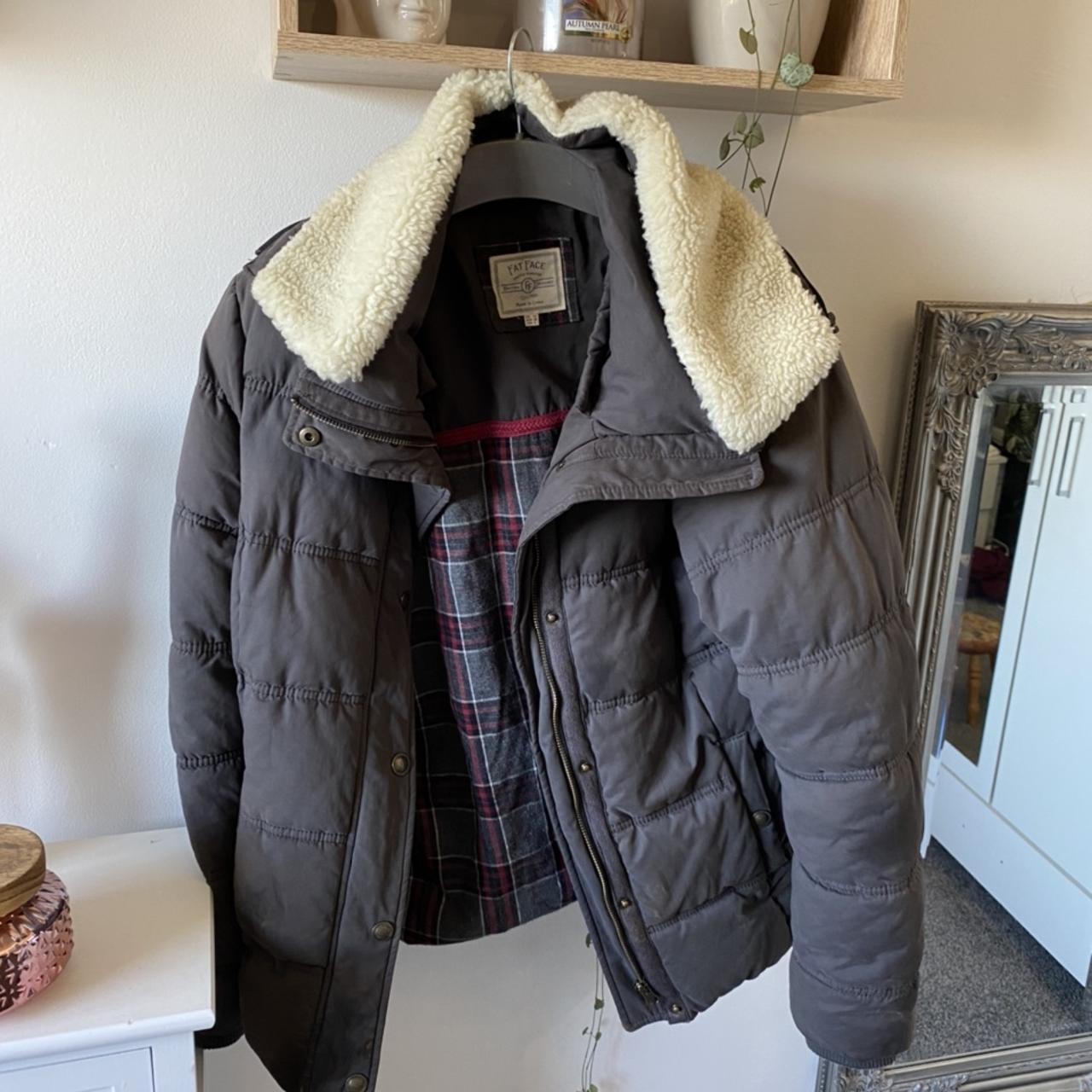 Fat face puffer coat with take off collar - postage... - Depop