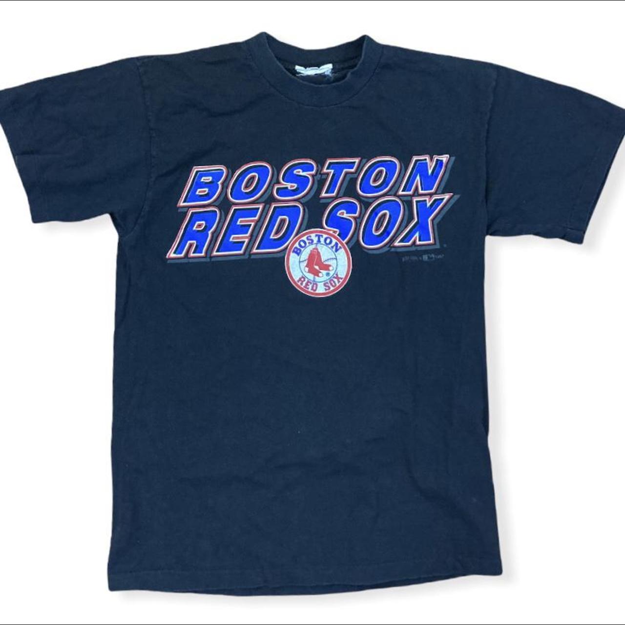 Vintage 1997 Boston Red Sox single stitch graphic... - Depop
