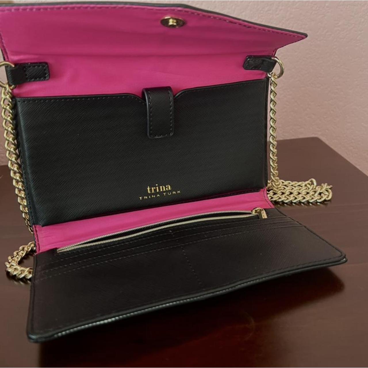 Trina Turk trifold wallet chain purse! Floral... - Depop