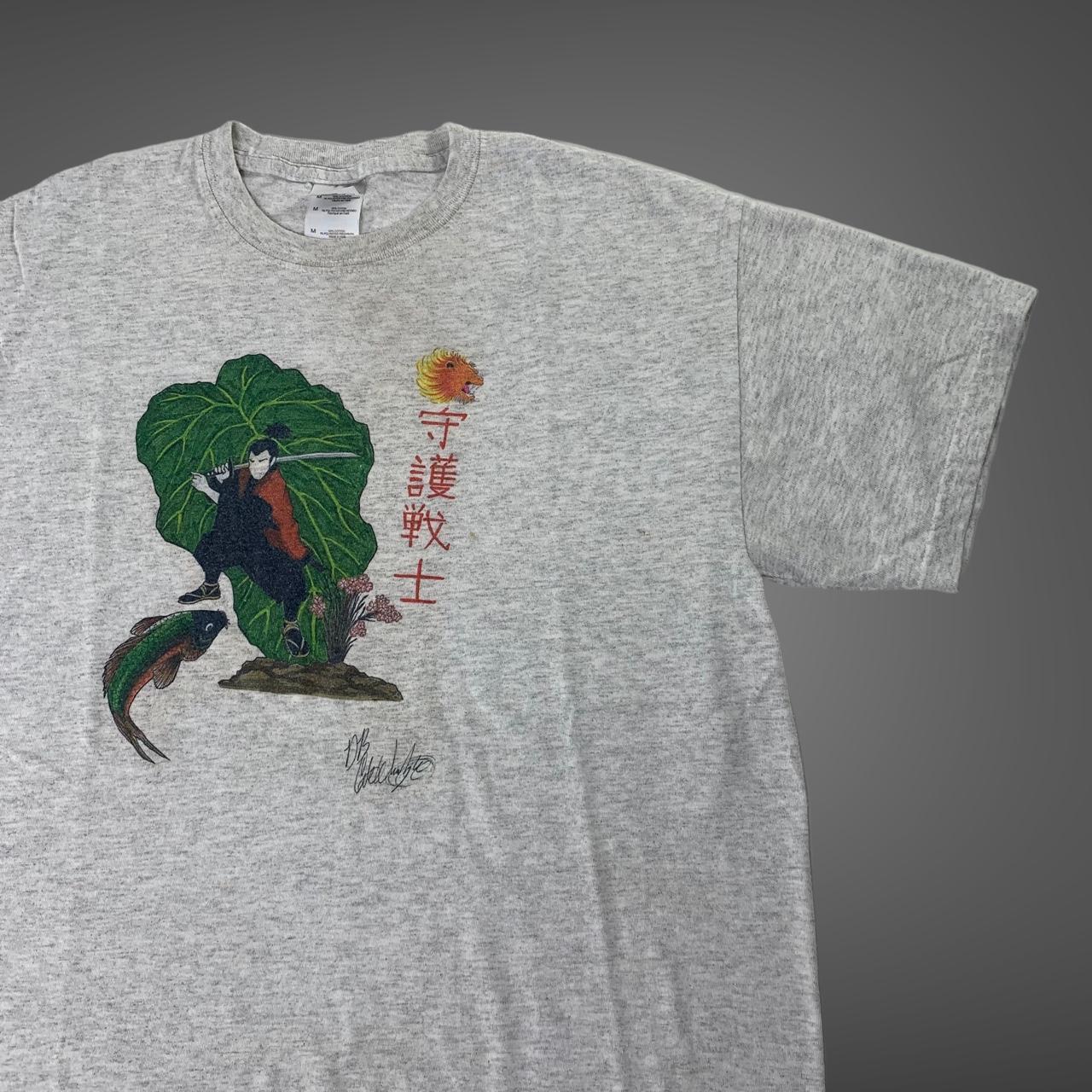 Vintage Japanese art T-shirt made in the early 2000s... - Depop