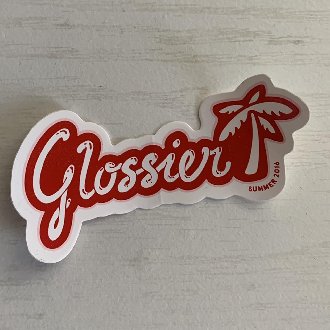 Glossier Summer 2016 sticker! Super cute and rare 😘... - Depop