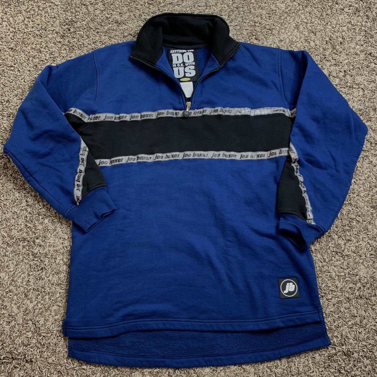 💙 VINTAGE JOE BOXER SWEATSHIRT 💙 🌼 super cool black... - Depop