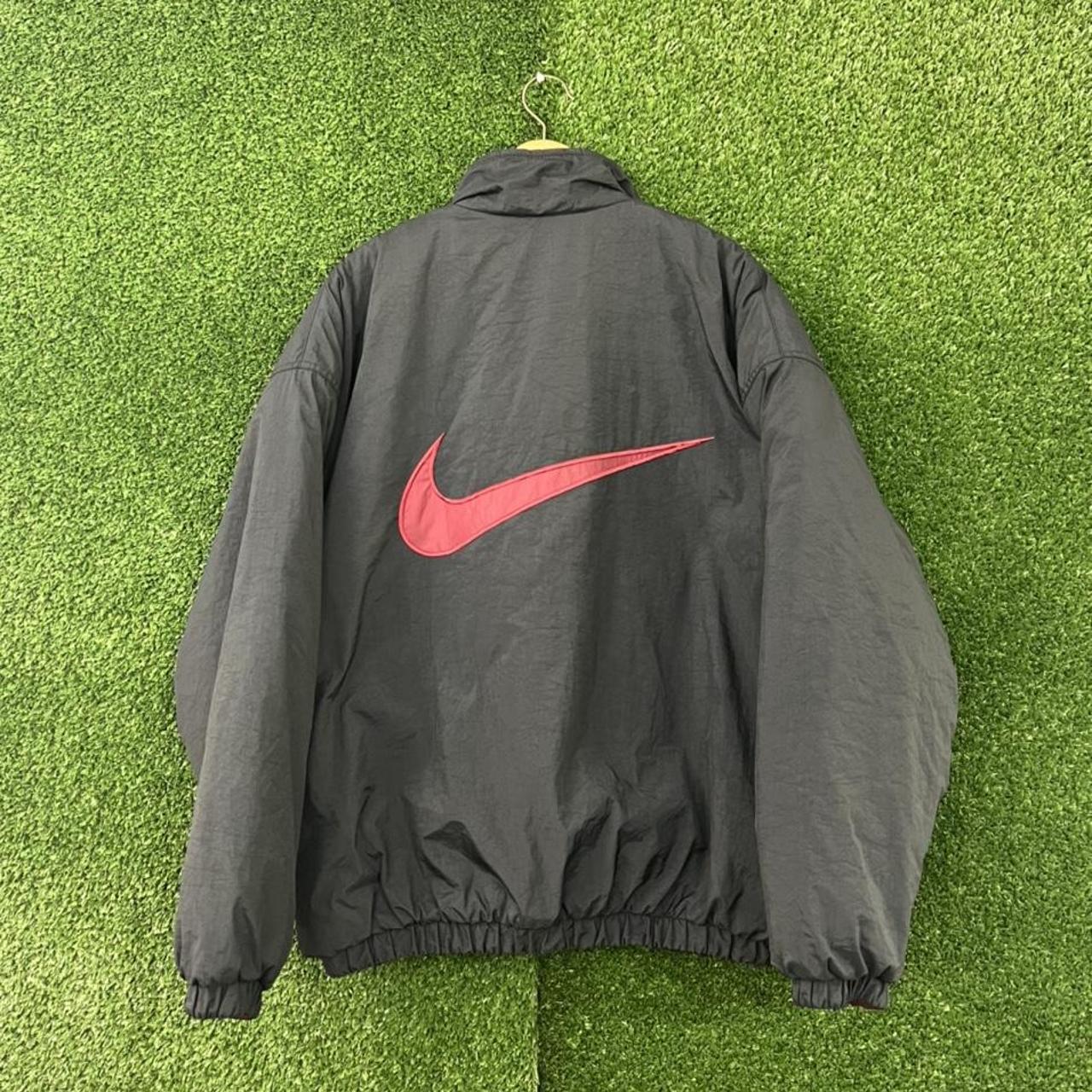 Vintage Nike reversible puffer jacket All... - Depop