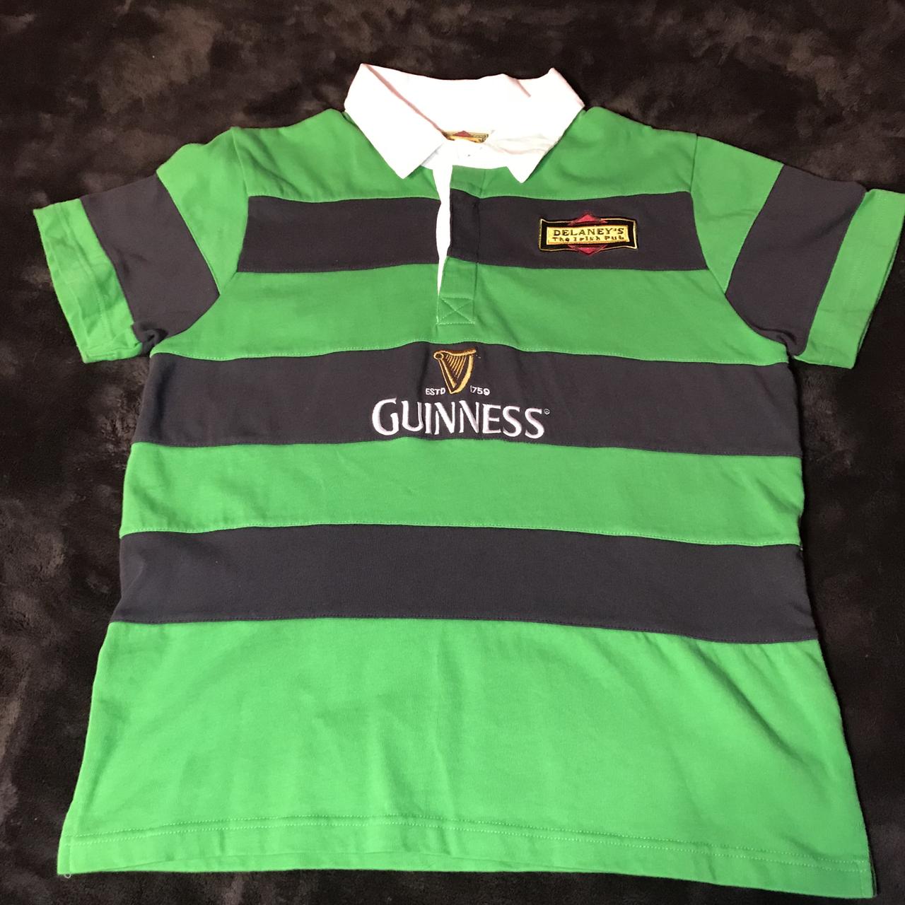 🇮🇪 Delaney’s Irish Pub Guinness Polo. Size Medium. No... - Depop