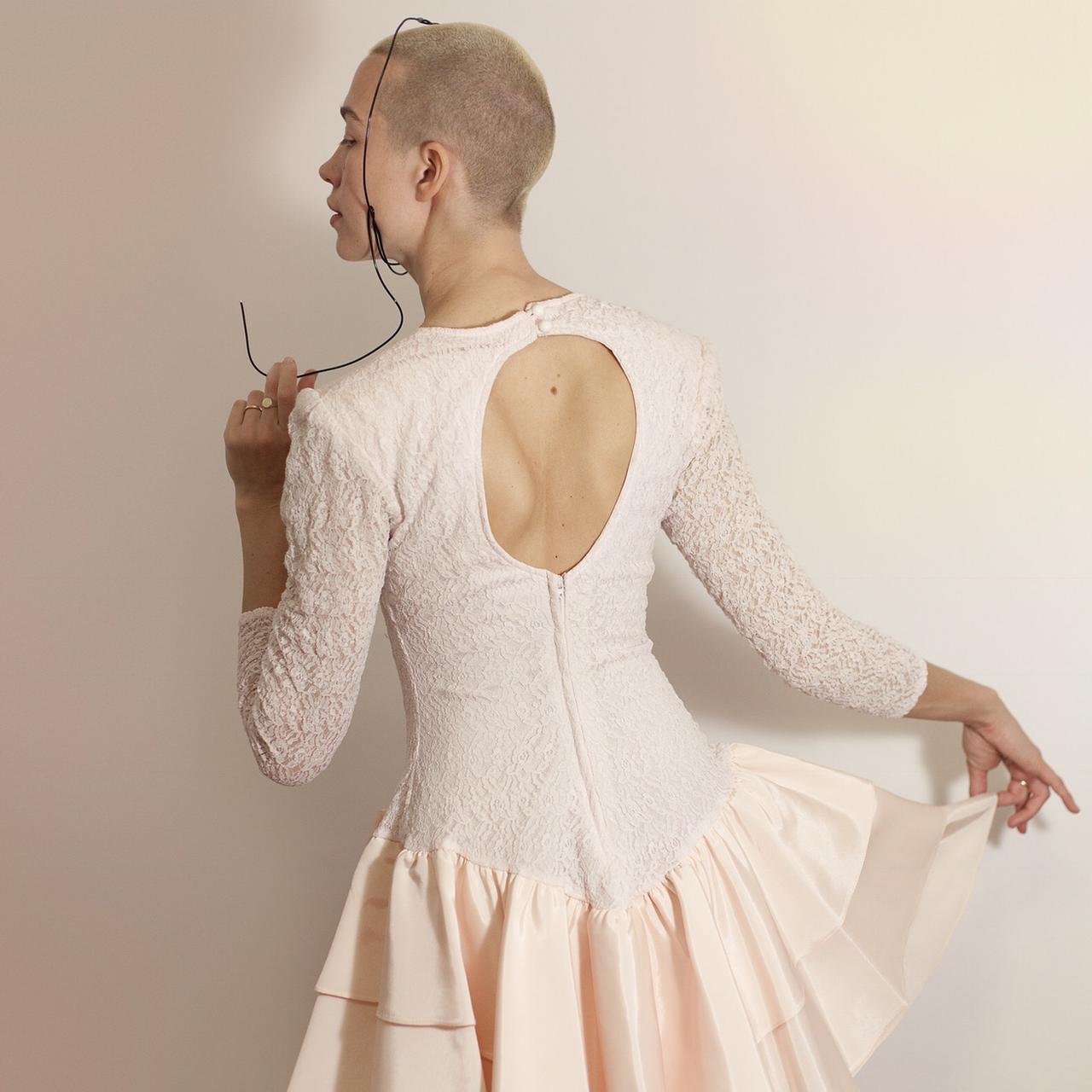 Prima Ballerina Dress 🎵 Cut-out in back, back-zip... - Depop