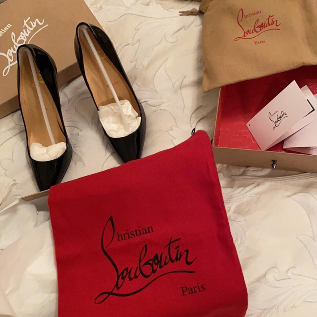So Kate 120 Louboutin red bottom heels Never worn... | Depop