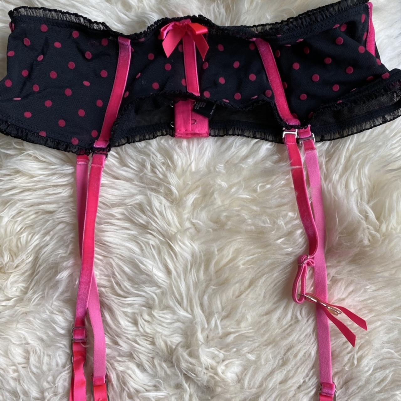 Vintage Style VS Polka Dot Garter Belt Black Hot Depop Vintage Style VS Polka Dot Garter Belt Black Hot Depop