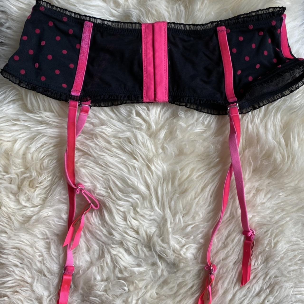 Vintage Style VS Polka Dot Garter Belt Black Hot Depop Vintage Style VS Polka Dot Garter Belt Black Hot Depop