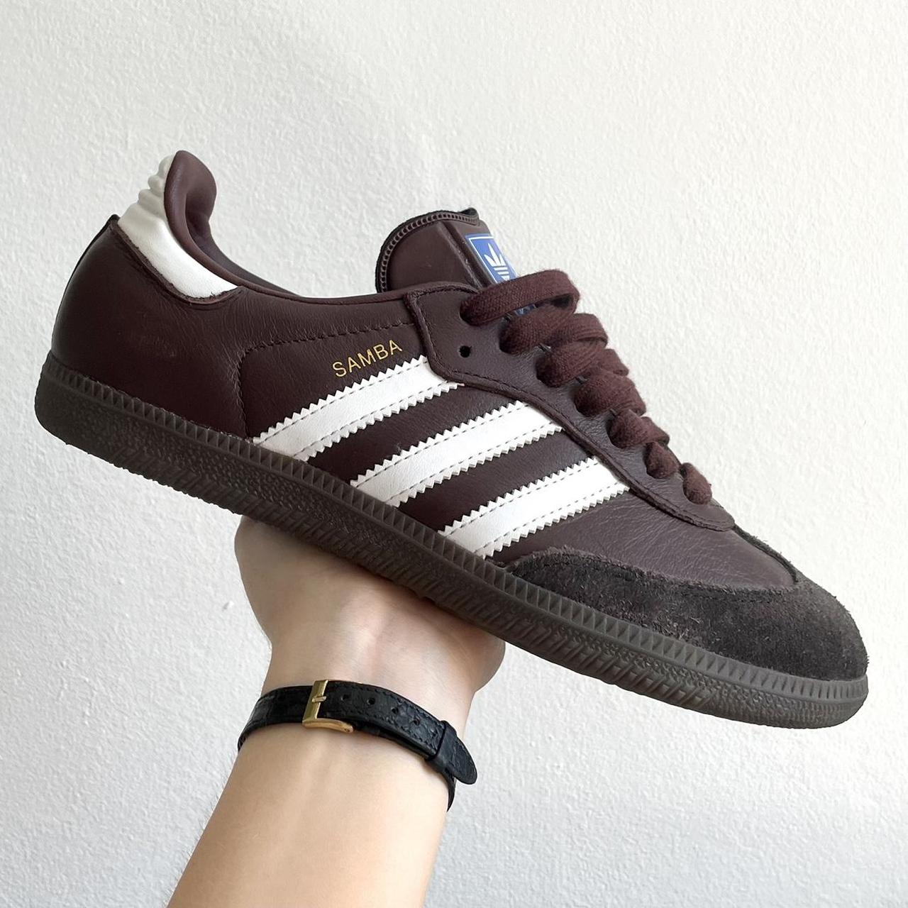 Very rare pair of brown Adidas Sambas Size UK 4 /... - Depop