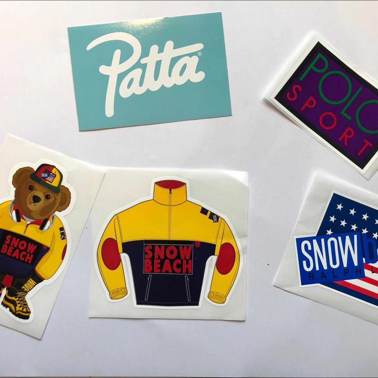Rare New Patta Supreme Snow Beach Stickers Ralph... - Depop