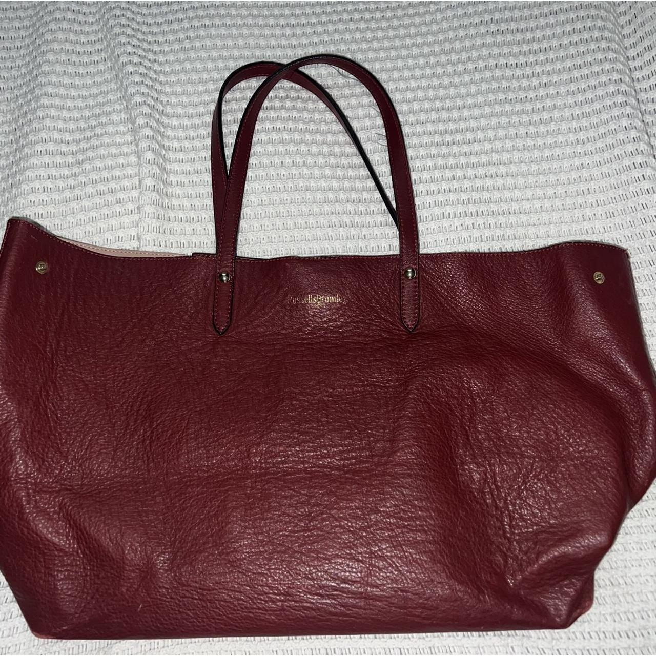 Real Leather Red Russel and Bromley large shoulder ... - Depop