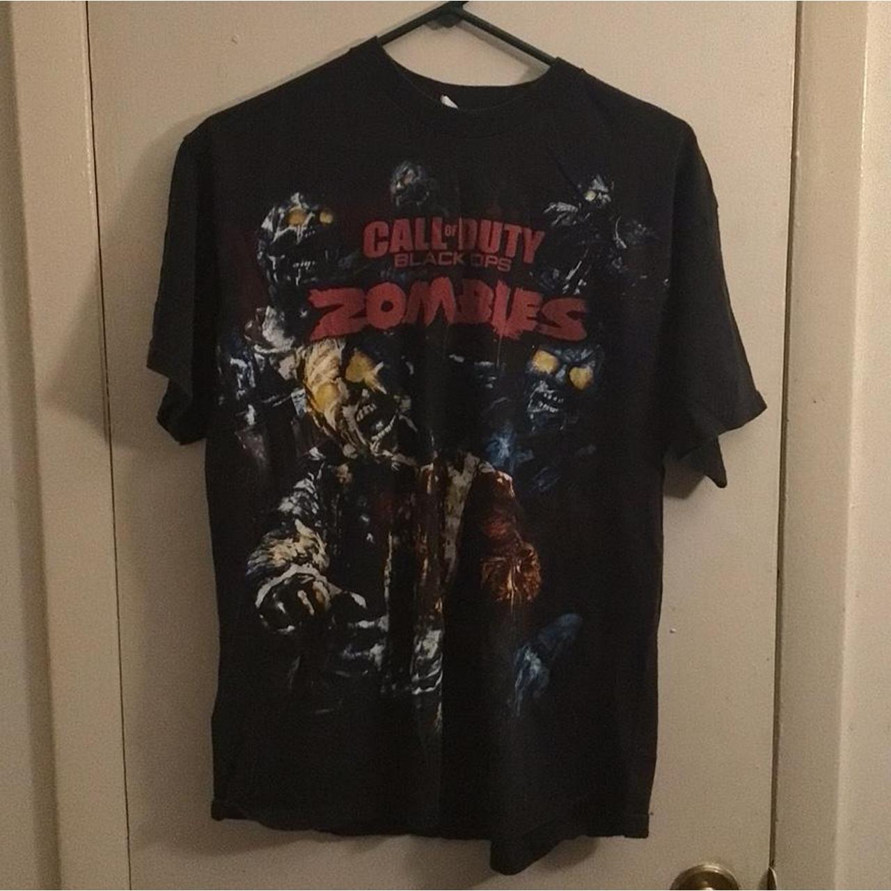 Call of duty zombies all over print graphic tshirt... - Depop