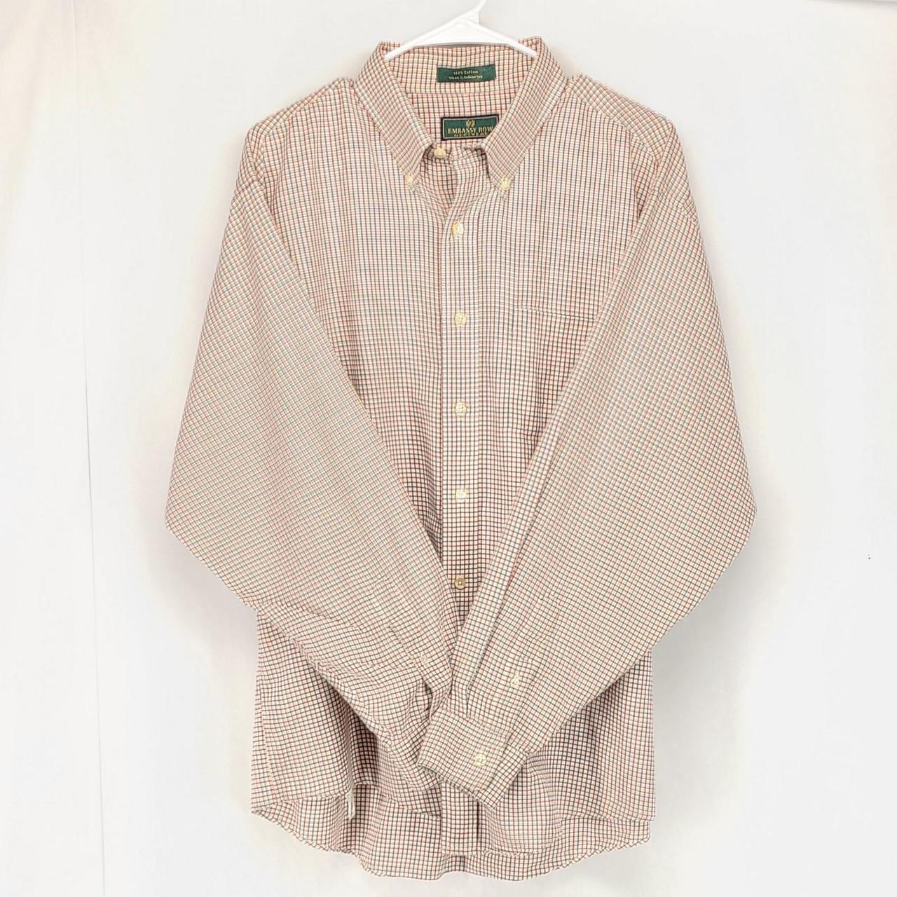 EMBASSY ROW VINTAGE BUTTON SHIRT I SHIP FAST NEW... - Depop