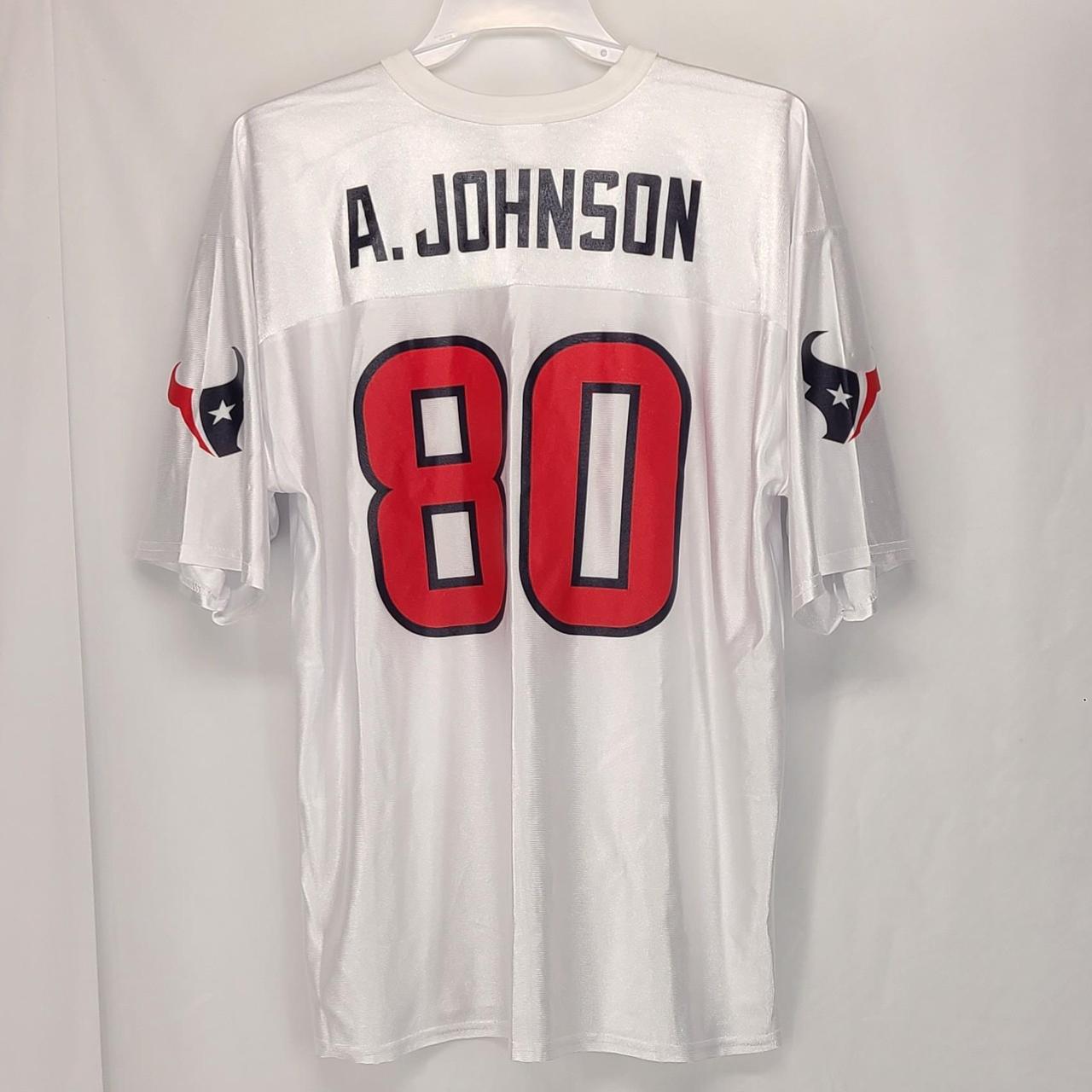 A. JOHNSON #80 TEXANS NFL TEAM APPAREL FOOTBALL... - Depop