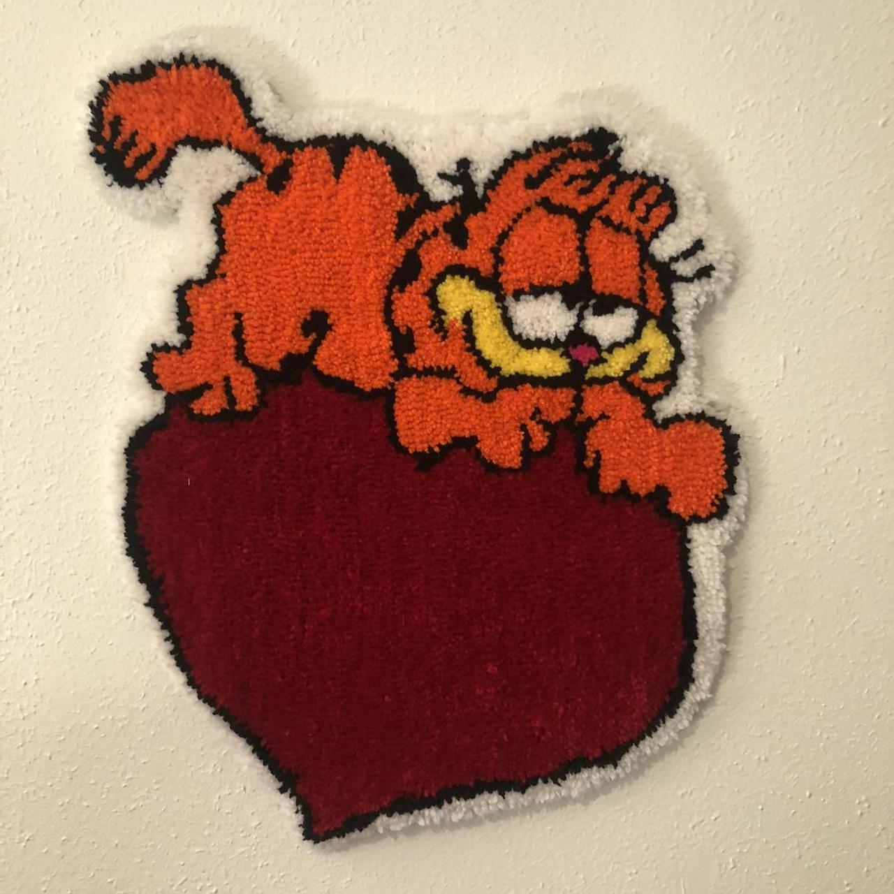 Handmade Garfield Tufted Rug This rug is... - Depop