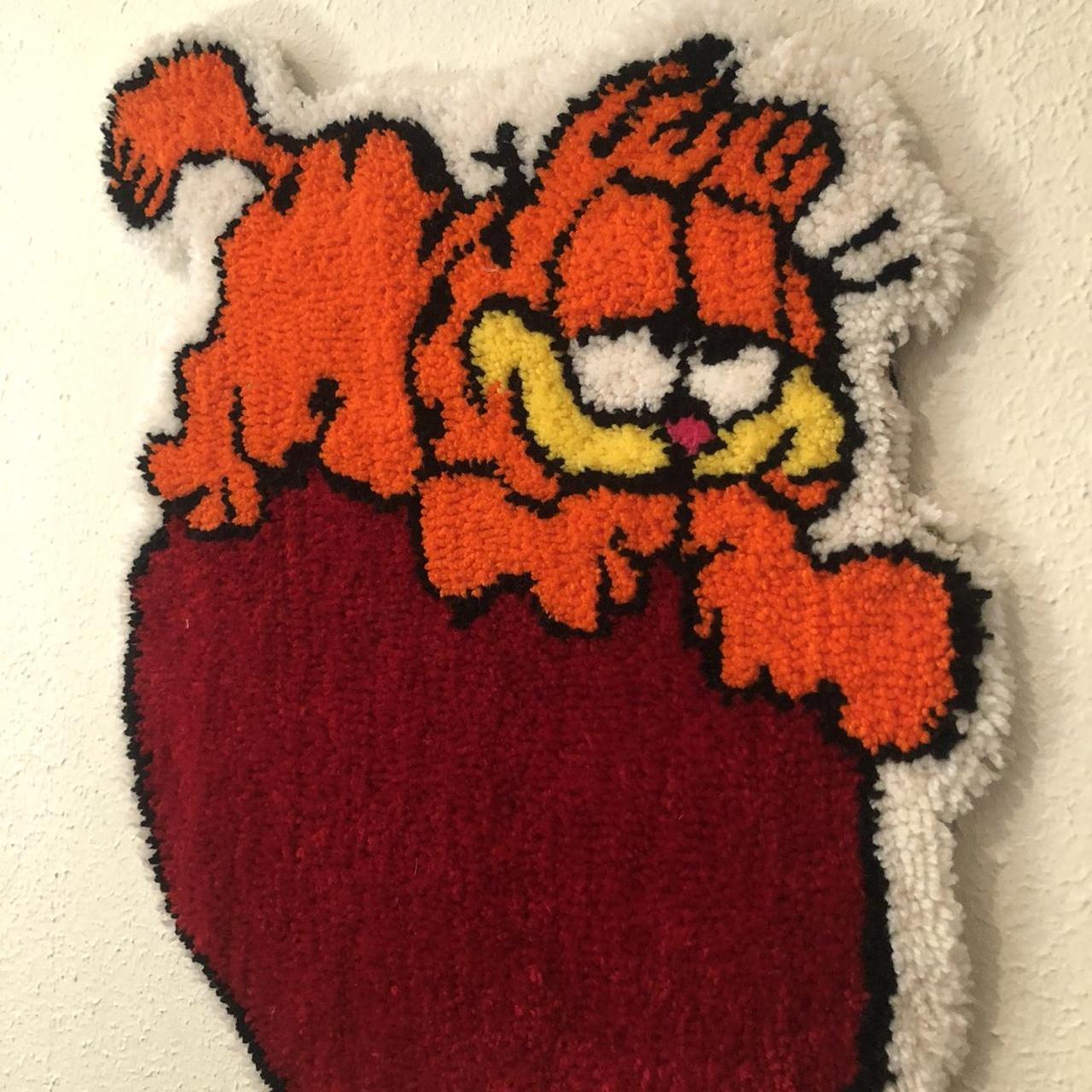 Handmade Garfield Tufted Rug This rug is... - Depop