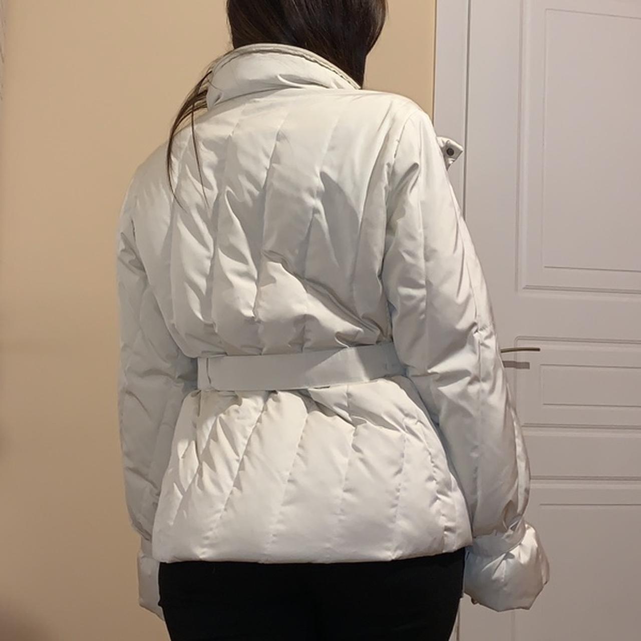 Penny Black cream Puffer jacket with real goose... - Depop
