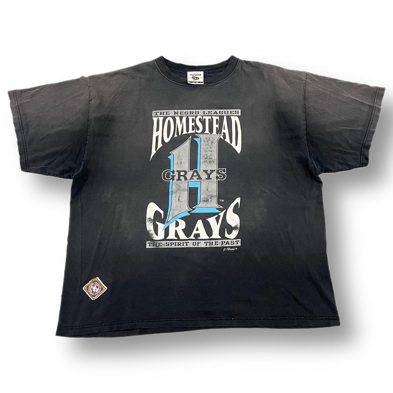 Vintage 90s Homestead Grays Negro Leagues... - Depop