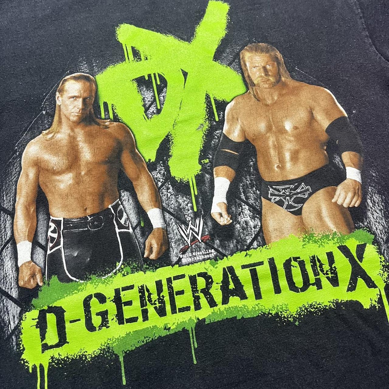 Vintage Y2K WWE D-Generation X T-Shirt Tagged Youth... - Depop