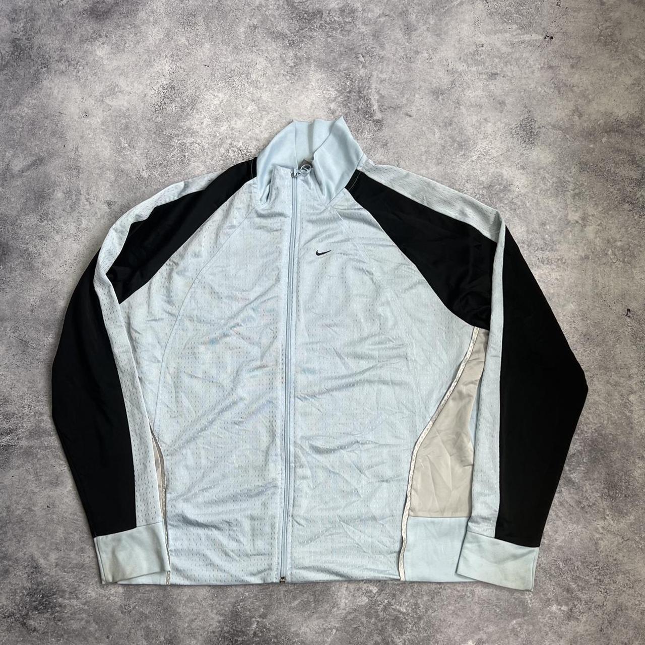 Authentic Nike vintage baby blue track jacket ... - Depop