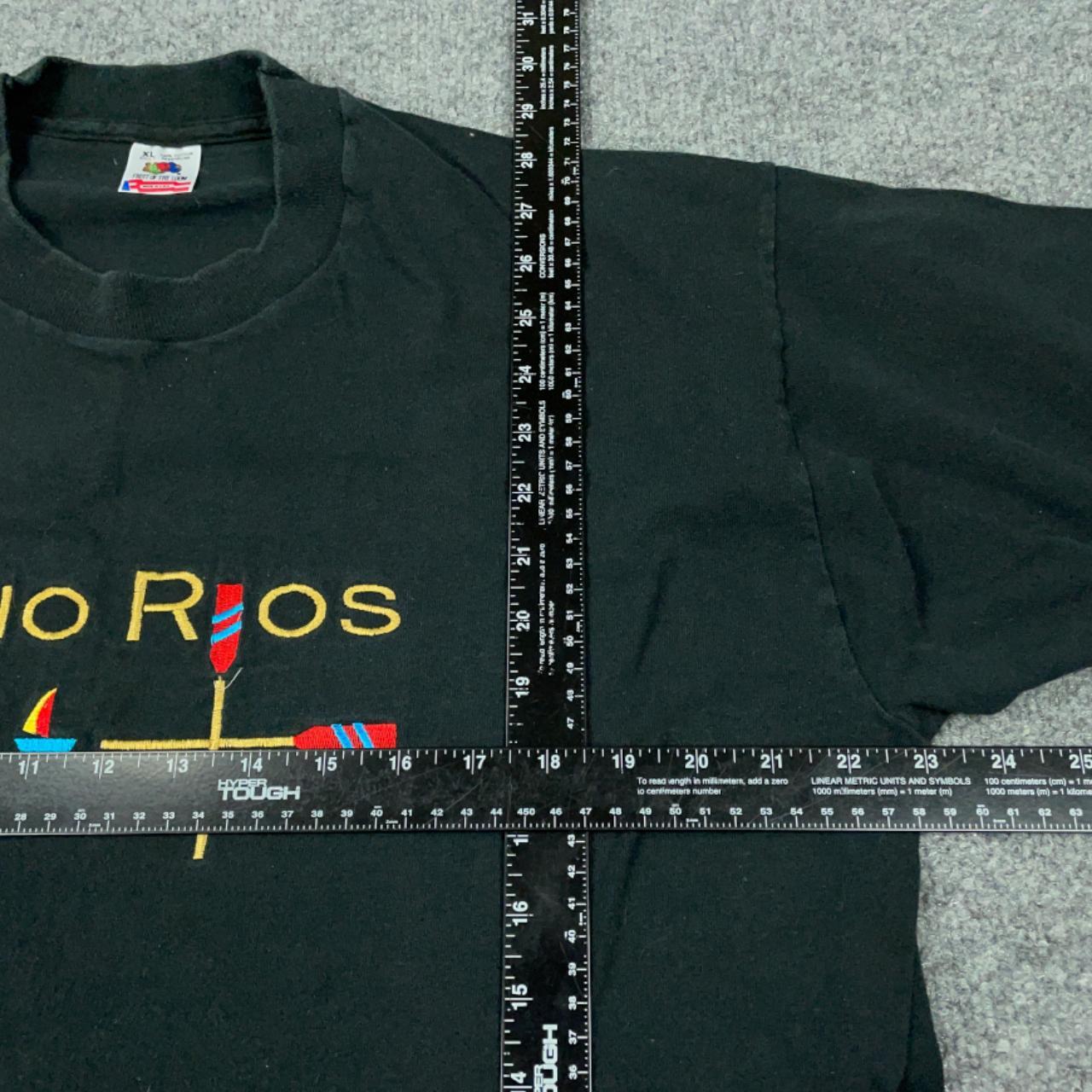 90s Ocho Rios Jamaica embroidered t-shirt Fruit of... - Depop