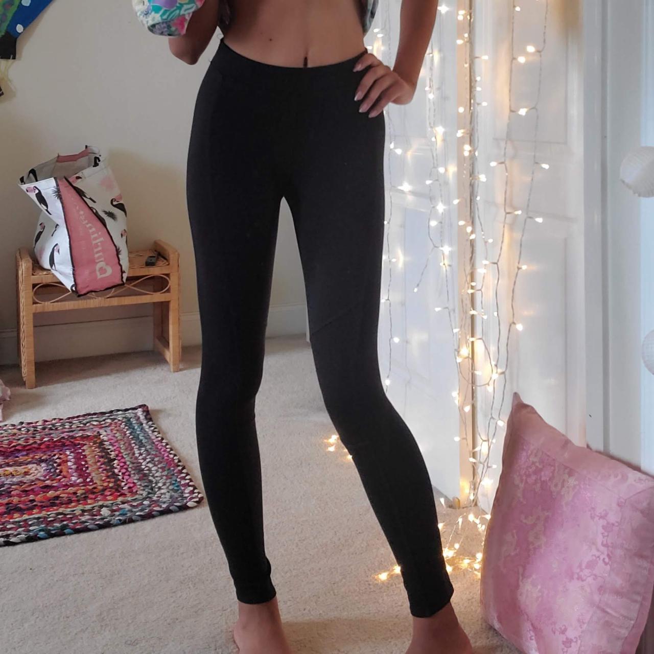 Mudd Clothing Women's Black Leggings | Depop