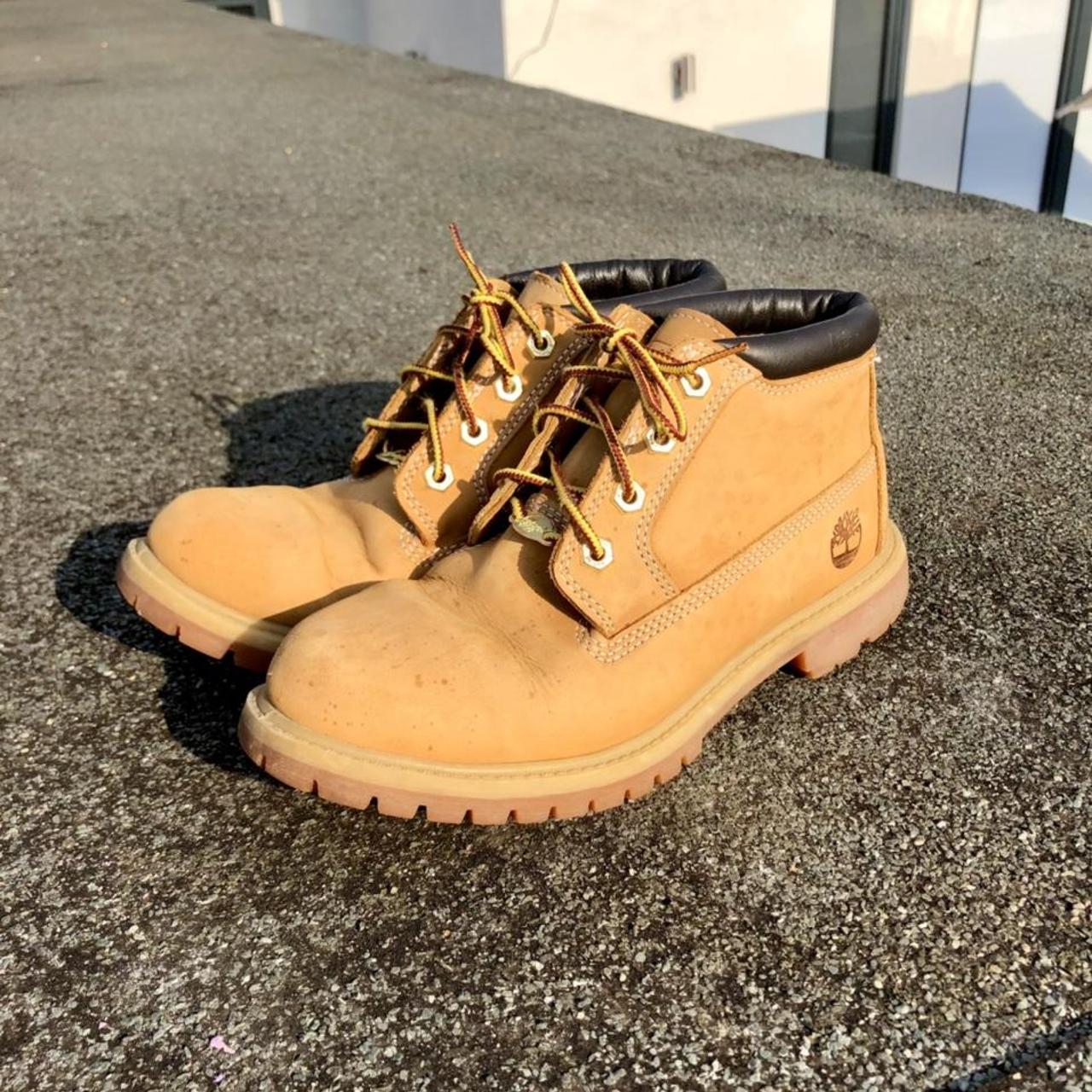 Timberland Iconic Yellow Waterproof Boot Decent... - Depop