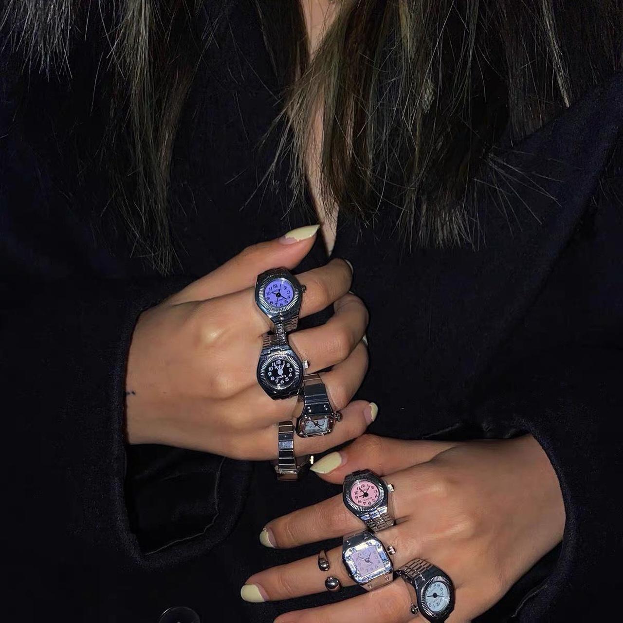 Adjustable watch rings clock rings Sooooo cute and... - Depop